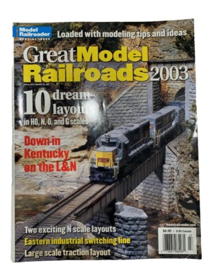 Model Railroader Magazine Great Model Railroads 2003 Trains Railroad ...