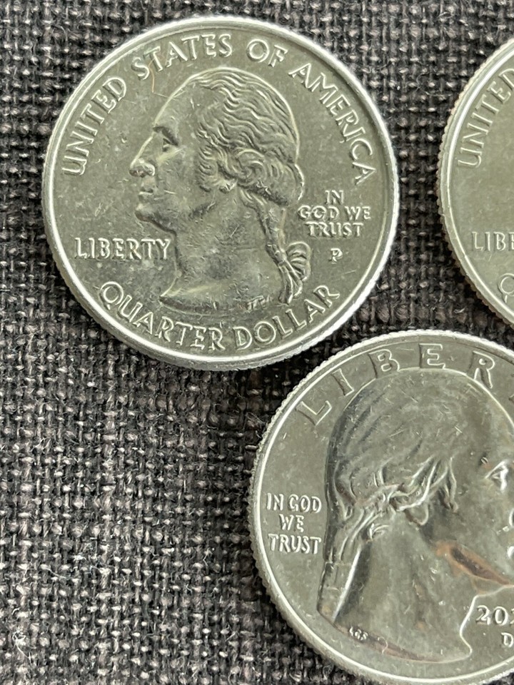 Set Of 3 US Quarters Coins, Rare, Collectible | eBay