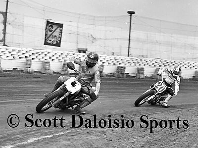 1987 Ted Boody Chris Carr AMA Flat Track Motorcycle 8 X 10 Ascot Photo ...