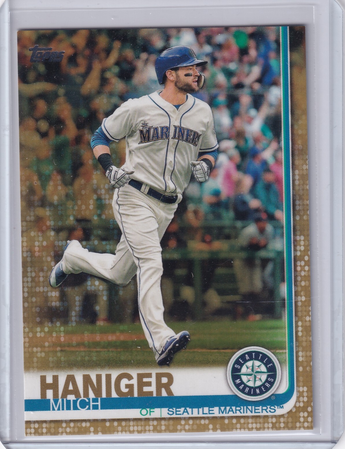 2019 Topps Series 1 Baseball Gold #139 Mitch Haniger 1868/2019 GIANTS ...