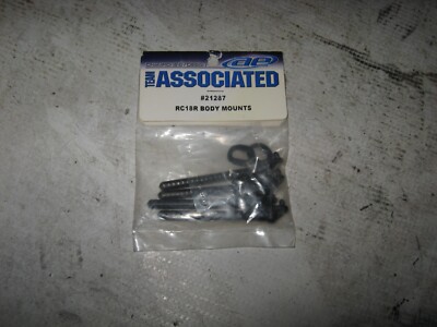 RC Associated RC18R Body Mounts & Pivot Set Black 21287 | eBay