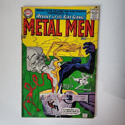 Metal Men #10 November 1964 DC Comics Revolt of the Gas Gang | eBay