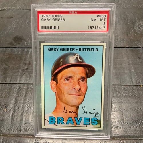 1967 Topps Gary Geiger #566 *Braves* PSA 8 NM-MT | eBay