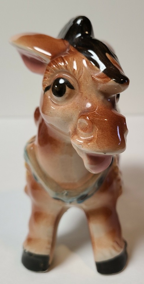 Vintage Ceramic Thames Donkey Figurine Hand Painted Made In Japan | eBay