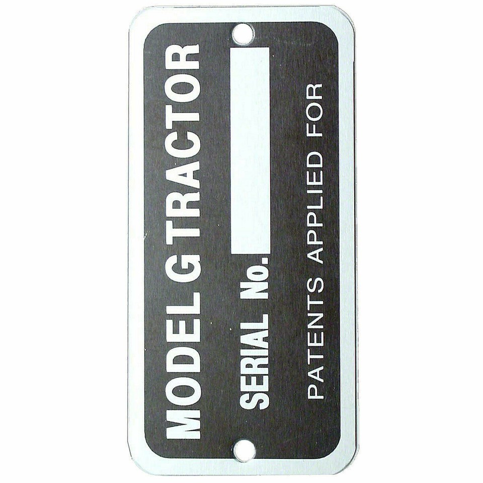John Deere SERIAL NUMBER TAG with RIVETS G JD NEW JD 747 | eBay