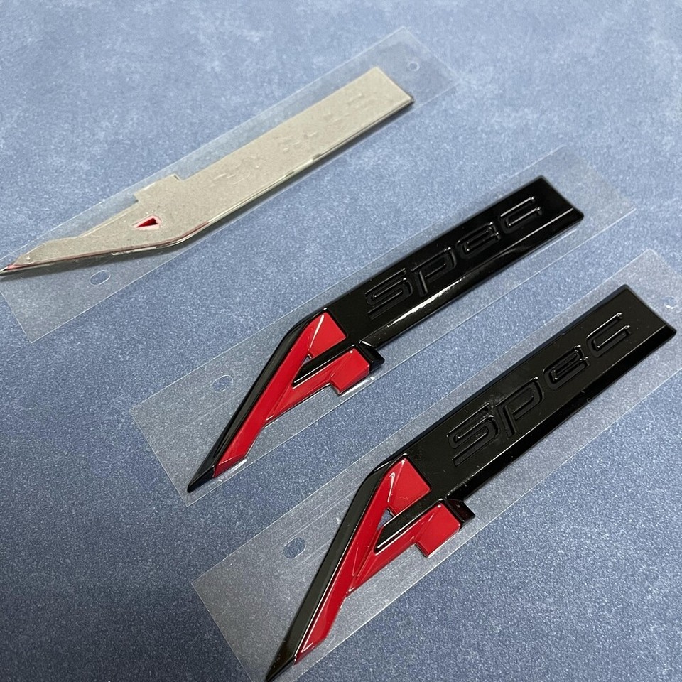 3pcs For Acura A-Spec Aspec Fender Rear Badge Sport Emblem Stickers ...