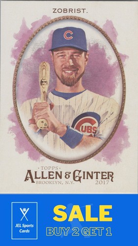 2017 Topps Allen & Ginter #197 Ben Zobrist | eBay