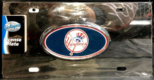 MLB New York Yankees Raised Emblem license plate | eBay