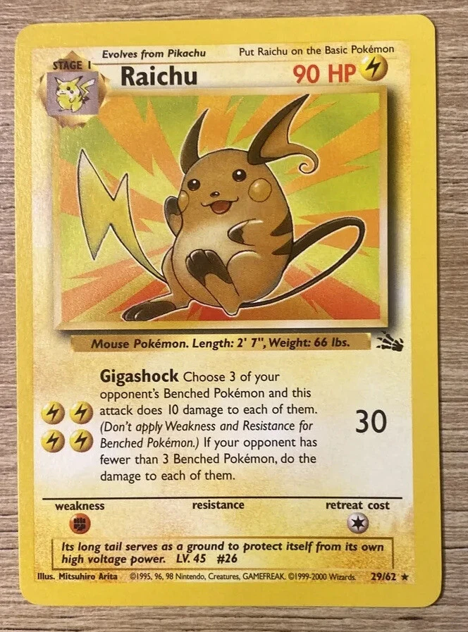Raichu Card Error