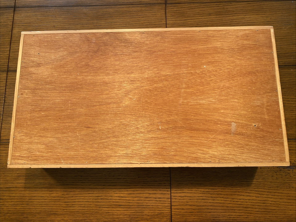 Napa Valley Wooden CD Rack Crate Holder Storage 96 Disc VTG 22.75"x12 ...