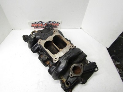 GM 14096242 SB Chevy 4BBL Bowtie Marine High Rise Intake Manifold UMP ...