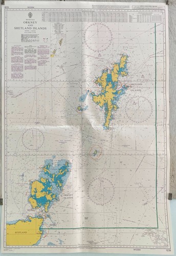 Admiralty 1239 Orkney And Shetland Islands British Isles Map Charts ...