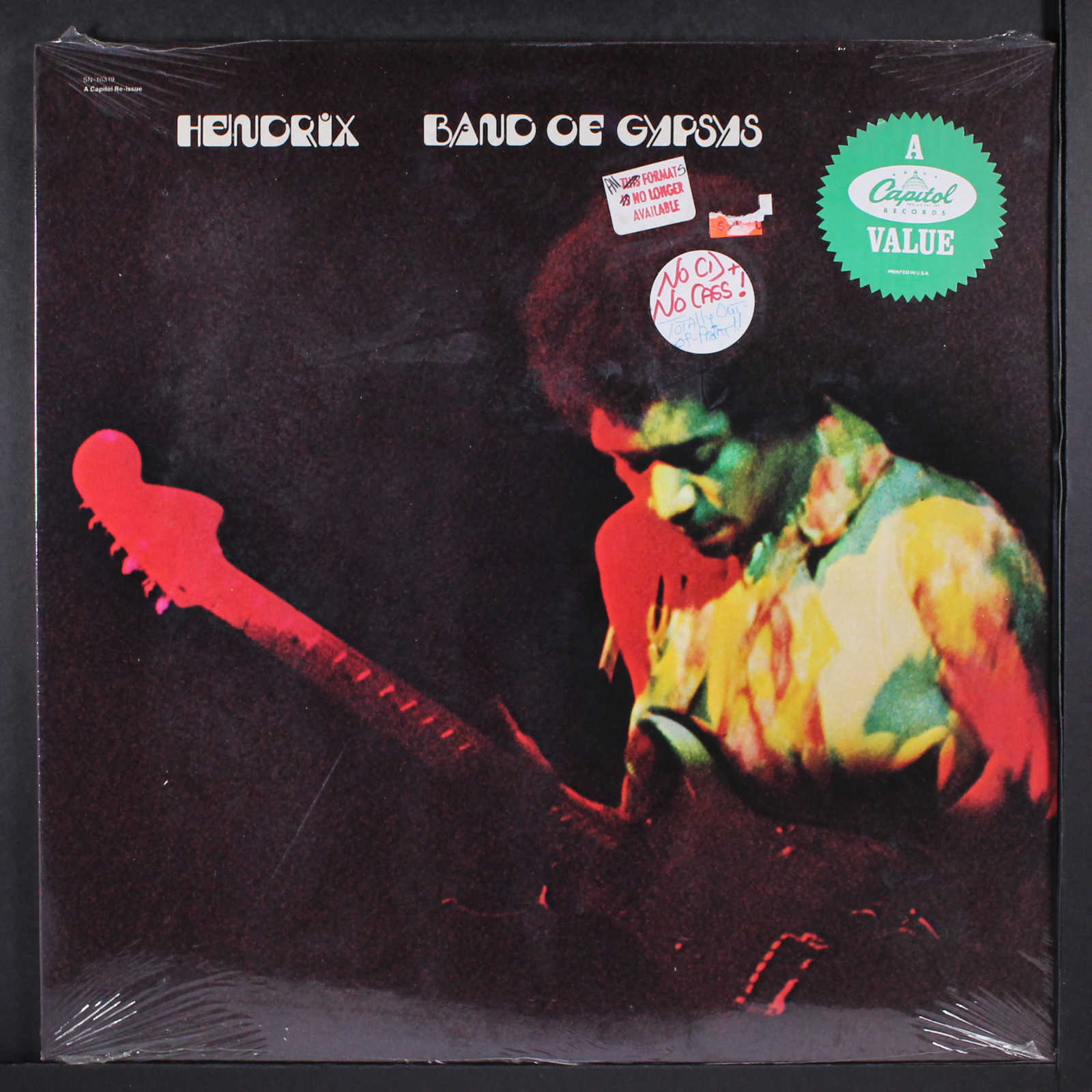 JIMI HENDRIX: band of gypsys CAPITOL 12" LP 33 RPM Sealed | eBay