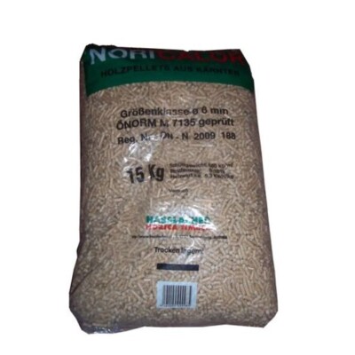 Pellet NORICALOR di 100% abete sacchi da 15 kg certificato EN-PLUS | eBay