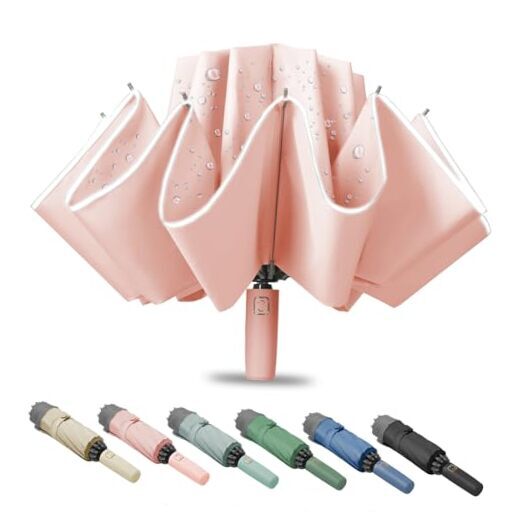Travel Umbrella Umbrella Large Inverted Folding Umbrellas Windproof ...