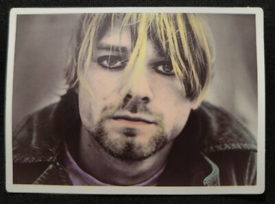 NIRVANA STICKER KURT COBAIN "LEGENDARY FACE" 2 X 3" MATTE FINISH | eBay