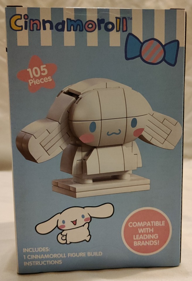Hello Kitty Line Cinnamoroll Block Figure Blue Sanrio 105 Pieces New In ...