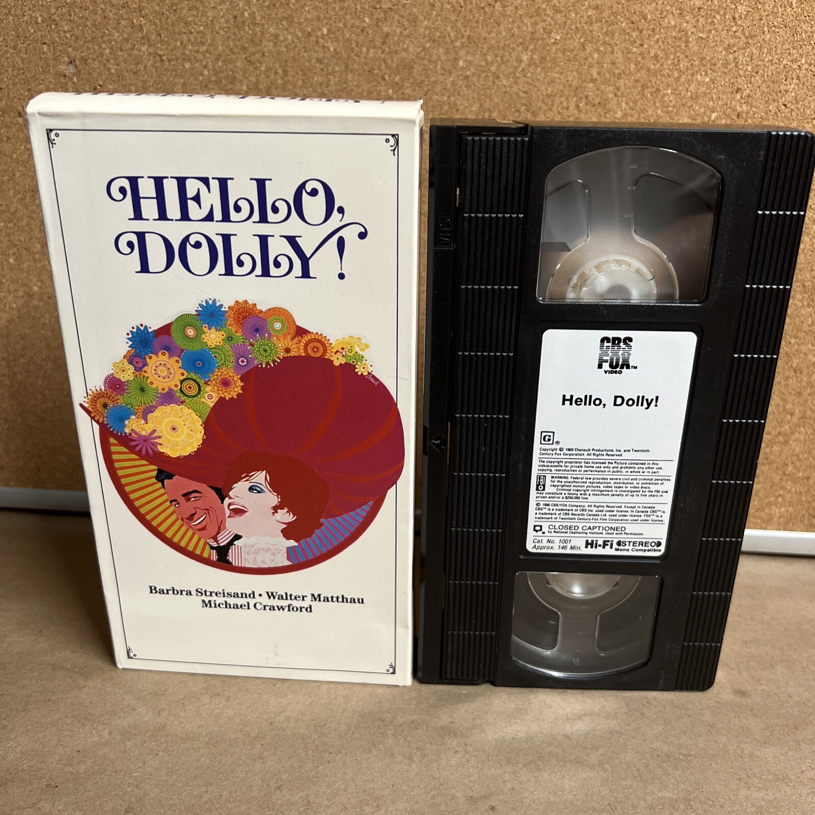 Hello, Dolly (VHS, 1991) Barbara Streisand, Walter Matthau VG ...