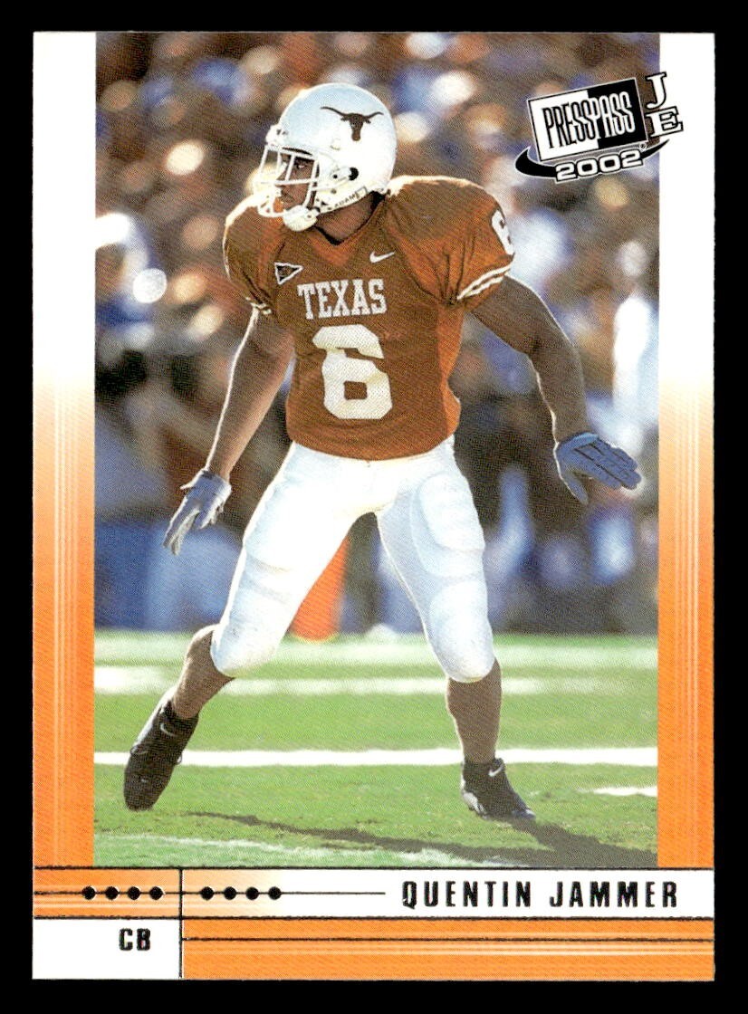 Quentin Jammer 2002 Press Pass JE Rookie Card #5 Texas Longhorns | eBay