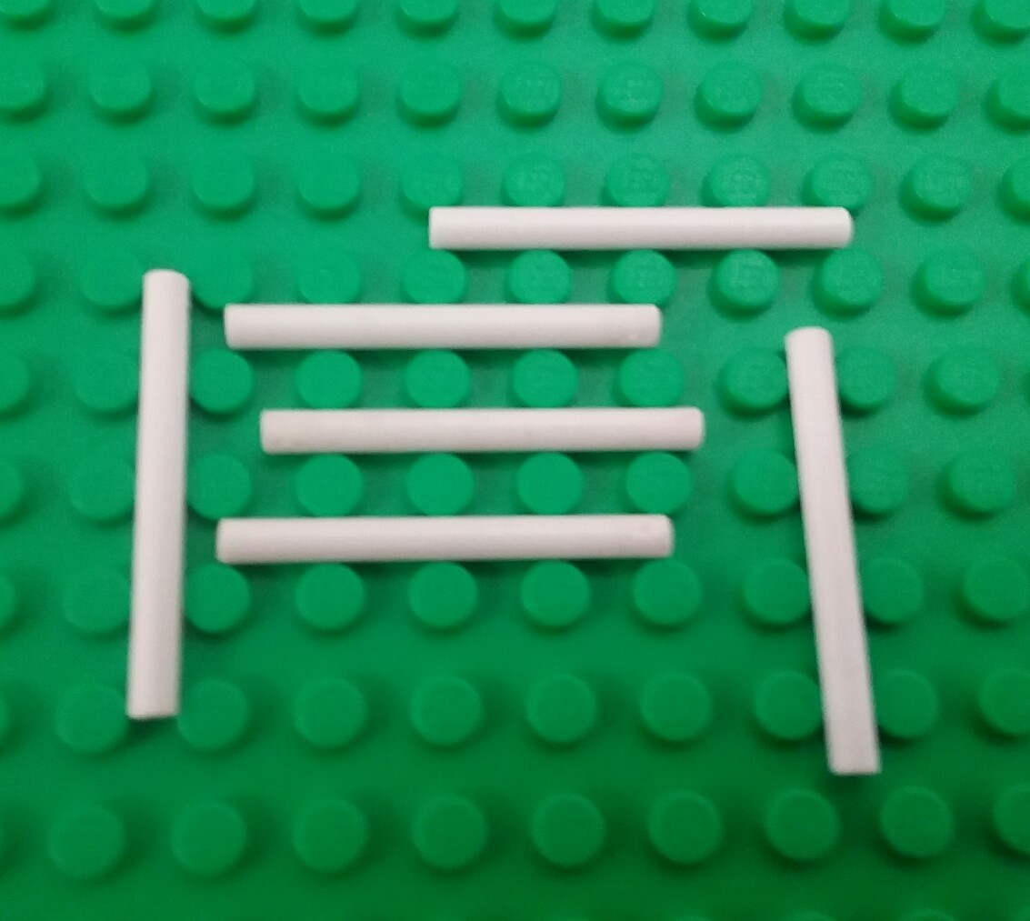 *NEW* Lego Bulk White Wands Staffs for Minifigures People Men Figs - 6 ...