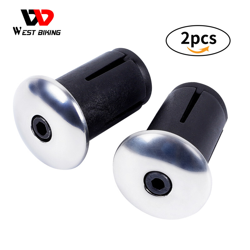 WEST BIKING Bicycle Grip Plugs Cover Bar End Cap MTB Road Bike Bar End ...