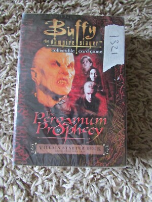 Buffy The Vampire Slayer Pergamum Prophecy CCG Villain Starter Deck ...