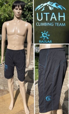 KAILAS utah climbing team shorts 12" softshell stretch quick dry ...
