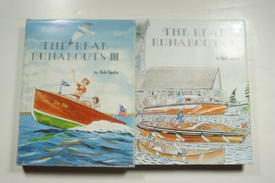 The Real Runabouts III & V Bob Speltz SIGNED Boats Speedboats Photos ...