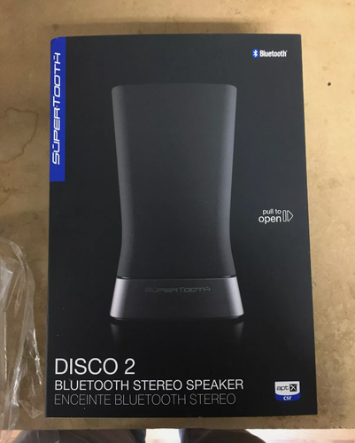 SuperTooth Disco 2 Bluetooth Wireless Stereo Speaker 16 Watts Steam ...