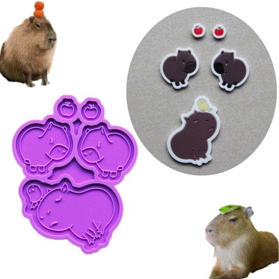 Capybara Shaped Mold Easy to Use Silicone Mold Versatile Jewelry Making ...