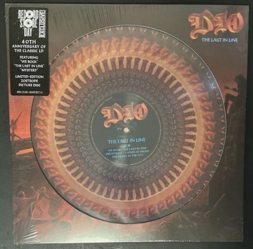 Dio The Last in Line Vinyl RSD Zoetrope Picture Disc 40th Anniversary ...