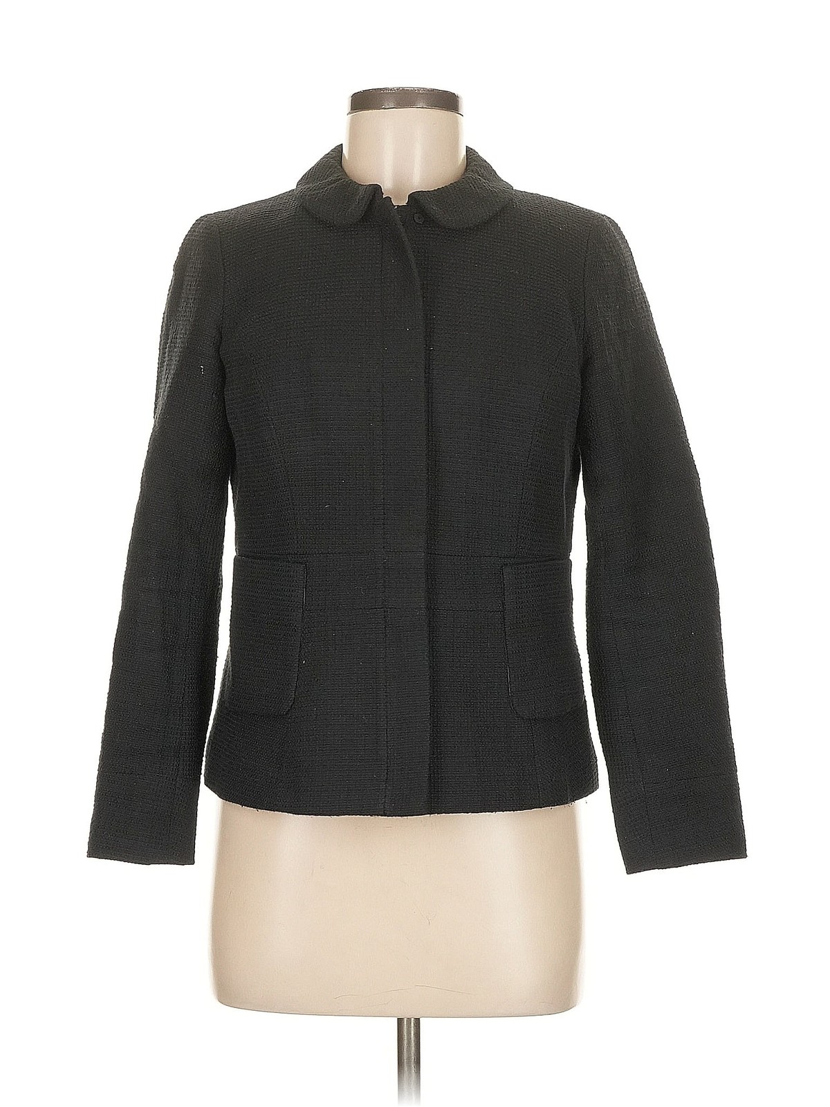 Talbots Women Gray Jacket 6 Petites - Gem