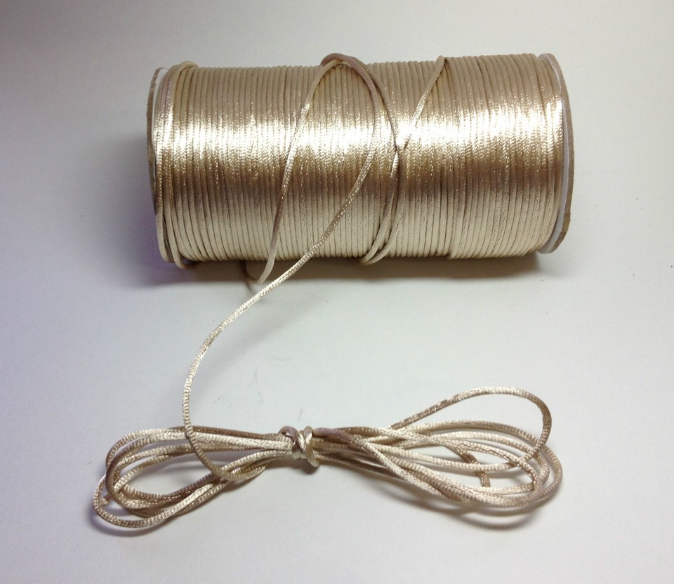 2mm Rattail Cord Chinese/China Knot Rat-Tail Jewelry Braid U-Pick BTY ...