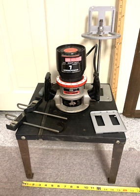 Craftsman Wood ROUTER Sears Model 315.17460 1 hp w/Table & accessories ...