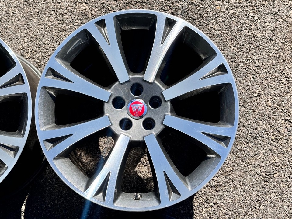 SET OF 4 JAGUAR XK XJ 20" FACTORY ORIGINAL WHEELS RIMS 20 OEM XKR XJR ...