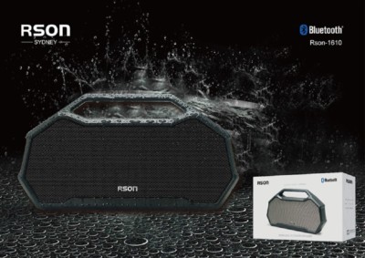 Rson Outdoor Wireless Bluetooth Speaker V4.1 Black 1610 RRP $289.95 ...