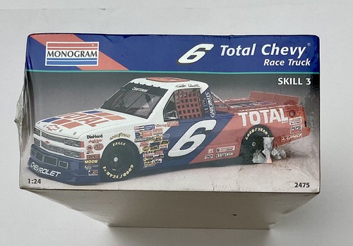 Total Chevy #6 Race Truck Monogram 1:24 Model Kit 2475 Sealed Box | eBay