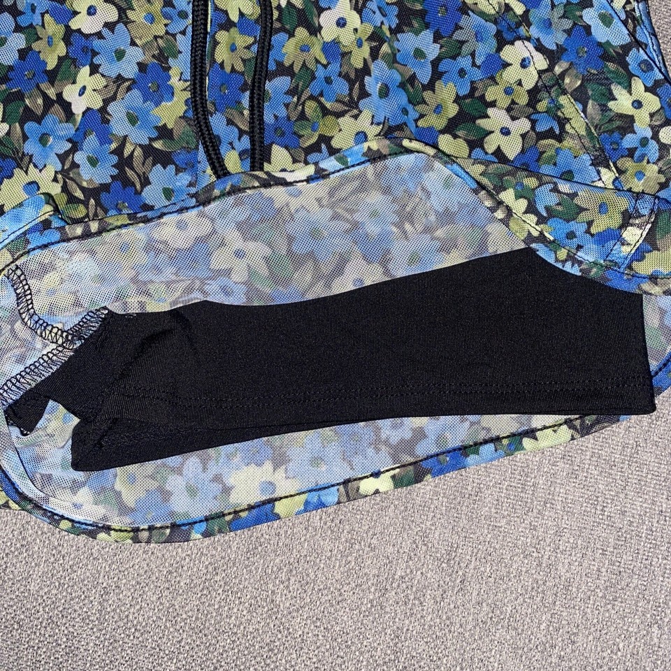 forever 21 athletic shorts Womens Large Floral Compression Shorts ...