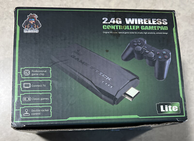 2.4G Wireless Controller Gamepad Lite 4K Ultra HD Game Stick Lite 64GB ...