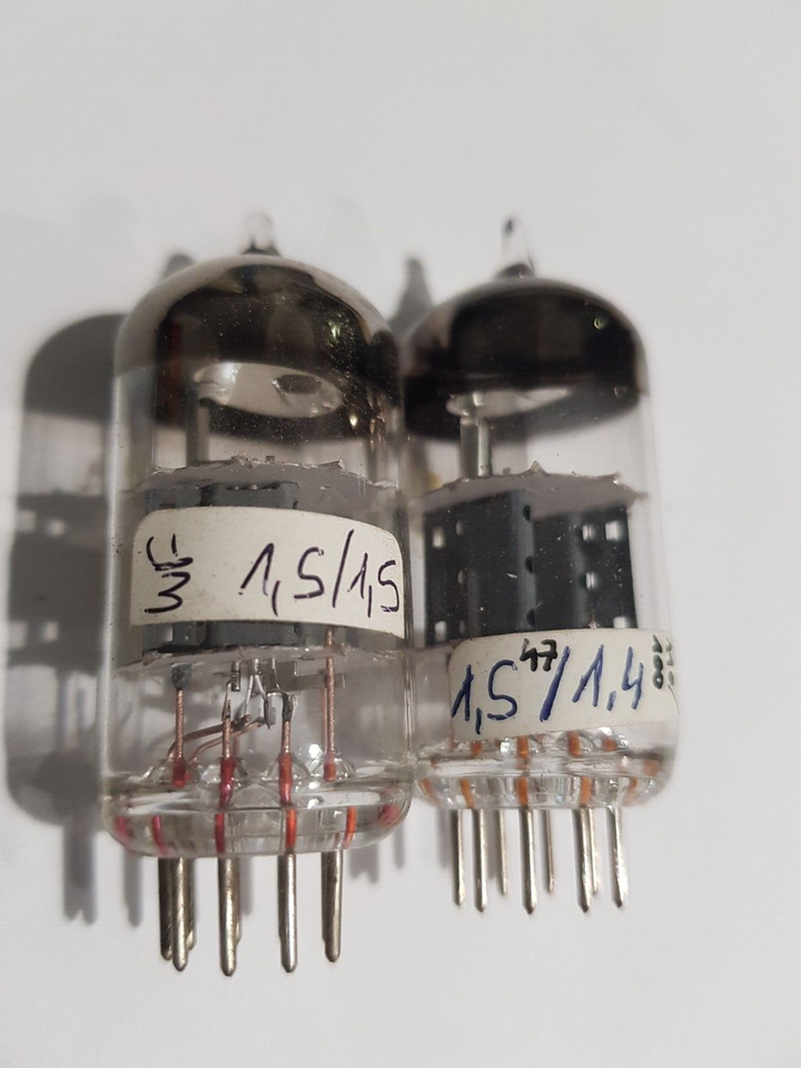 Vintage TESLA Pair ECC83 / 12AX7 NOS Same Date 1961'y Foil Getter | eBay