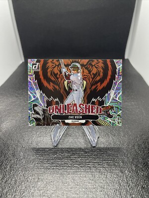 2023 Panini Donruss Zac Veen Unleashed Vector Parallel Insert #U3 ...