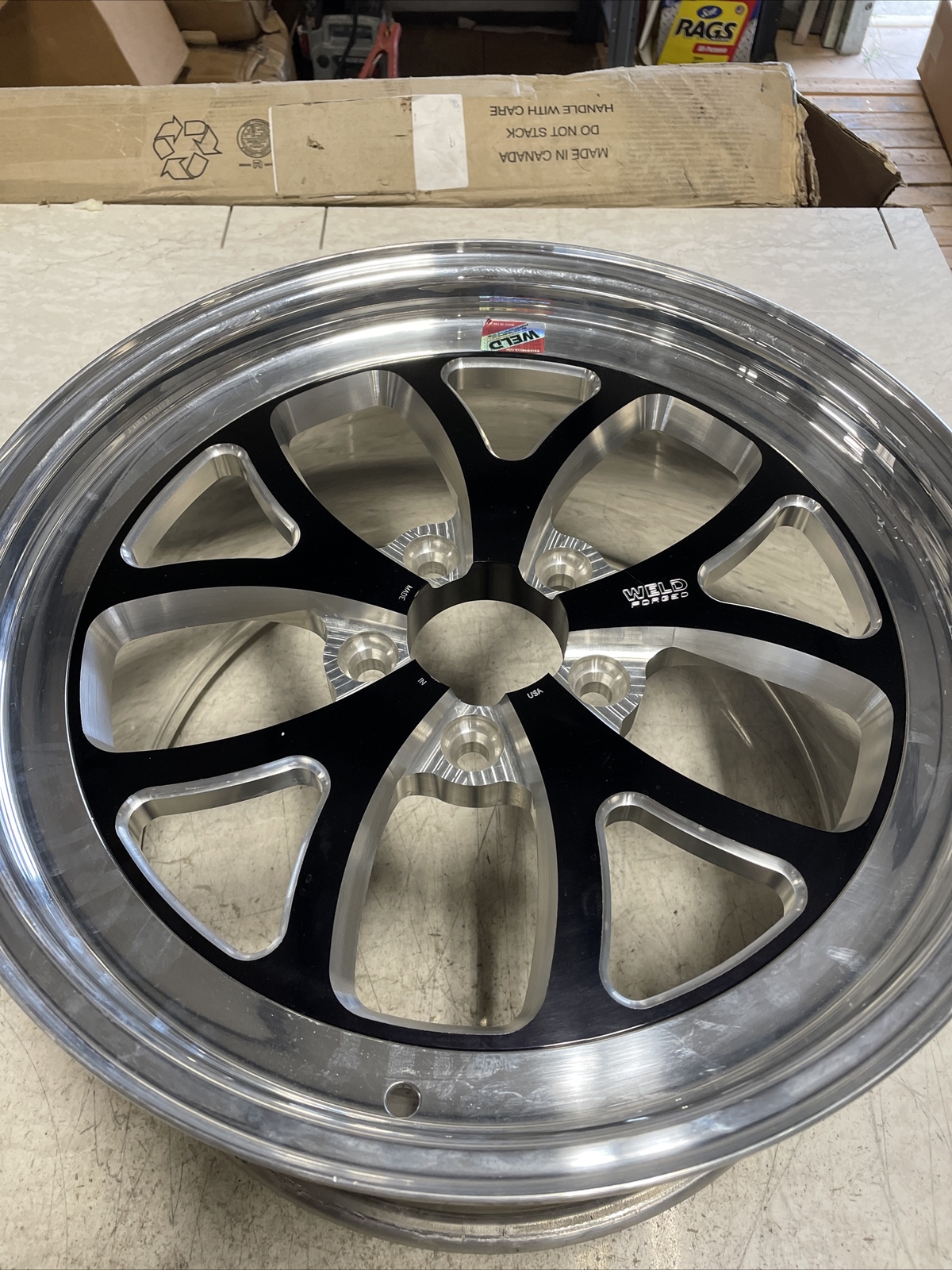 WELD WHEEL 76LB8100B77A, RT-S S76, 18X10x5, 4.75” BOLT CIRCLE 7.7” BACK ...