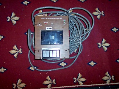 VINTAGE Schulmerich Carillon INC CASSETTE Tape PLAYER RECORDER WITH ...