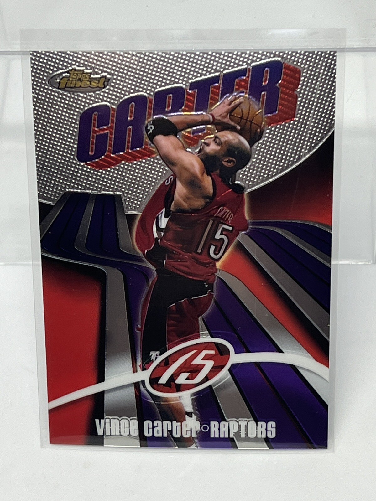 2004-05 Topps Finest Basketball Vince Carter Card #15 | eBay