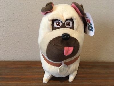 Pug Stuffed Animal - Mel from The Secret Life of Pets ~ Med Size 9 ...