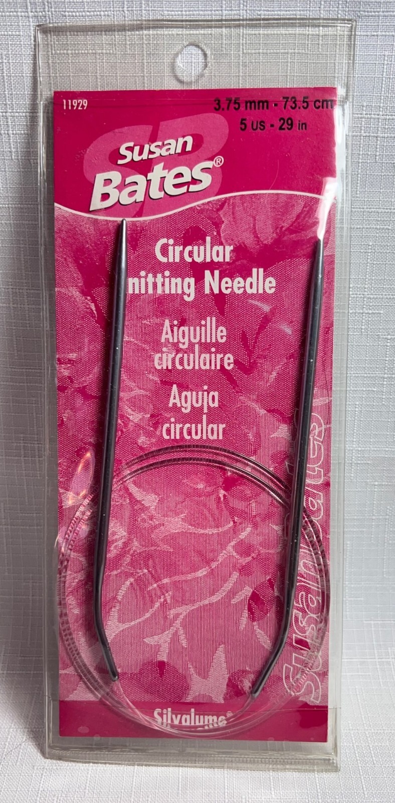 Susan Bates Circular Knitting Needles 29" - Size 4 - 3.5mm No. 11929 | eBay