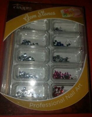 Cinapro Professional Nail Art Gem Stones Multiple Colors | eBay