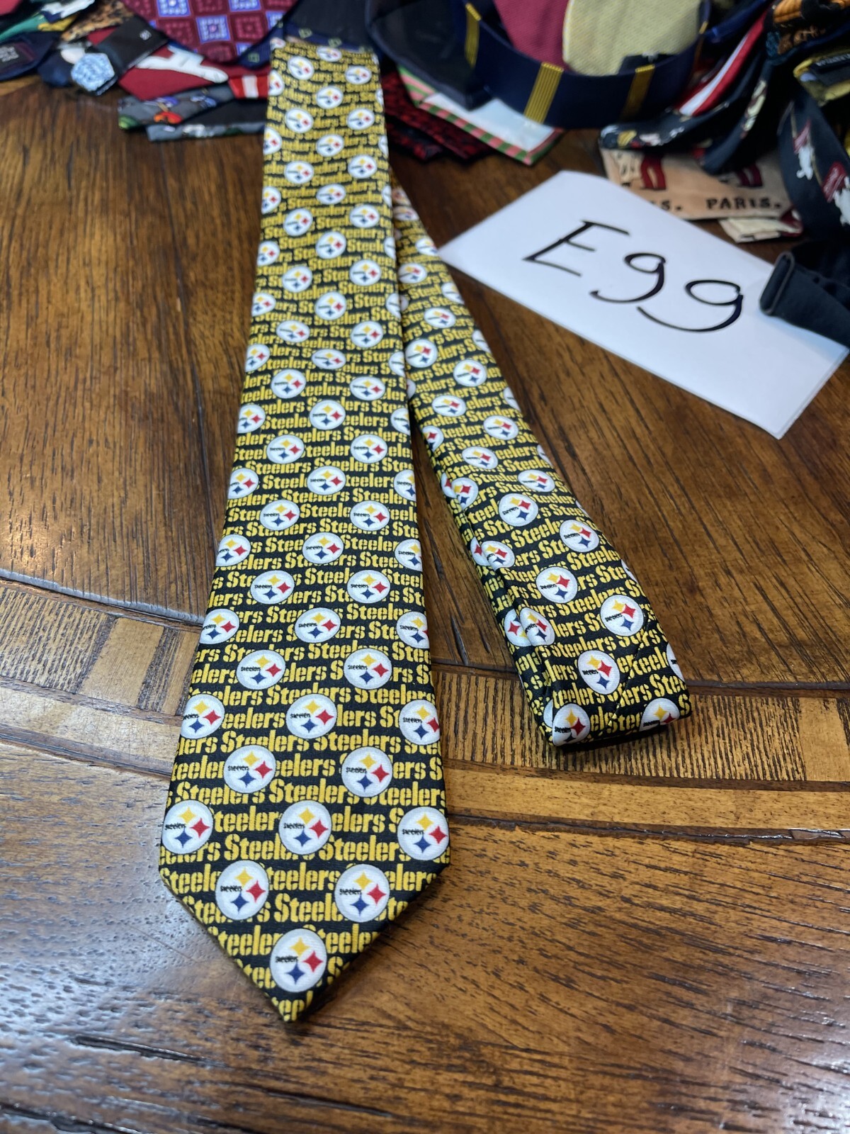 STEELERS FOOTBALL HIGH END DRESS SUIT DESIGNER NECKTIE TIE FREE ...