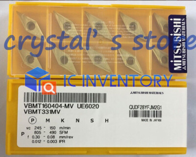 10PCS/Box NEW MITSUBISHI VBMT160404-MV UE6020 VBMT331MV | eBay