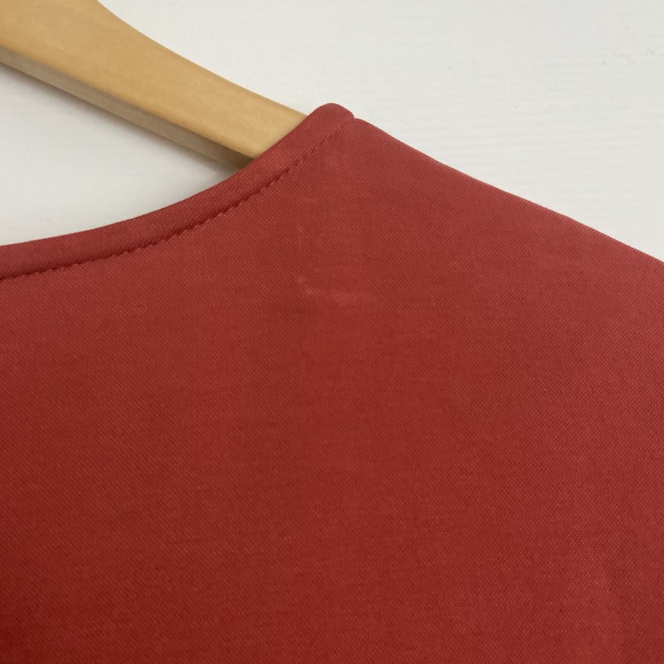 Soft Surroundings Nadia Zipper Tunic Orange Rust Modal Split Back ...